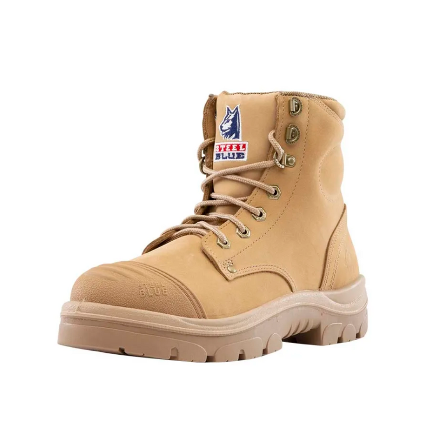 Steel Blue Argyle Zip Side, Scuff Cap Safety Boot, 312652 – Safety Wear