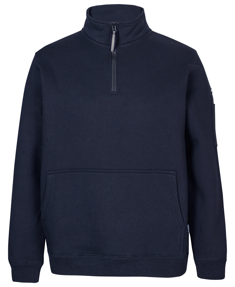JB's Wear 350 Premium Trade 1/2 Zip Fleece Jumper, 6CHF – Safety Wear