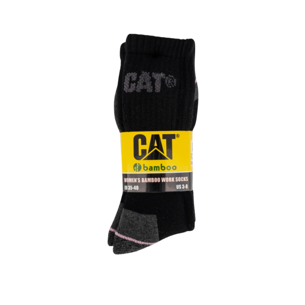 Cat Women's Bamboo Socks 3-Pack - P135300 – Safety Wear